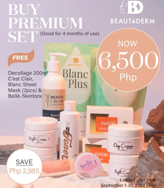 Beautederm Premium Rejuvenating Set FREE Decollage 200ml, C'est Clair ...