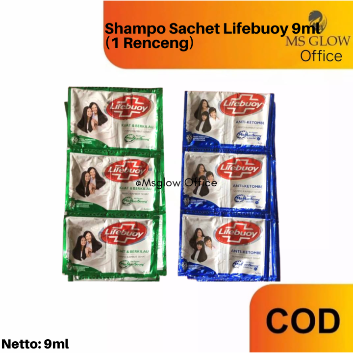 LIFEBUOY Shampo Sachet 9ml / Lifebuoy Anti Ketombe / Lifebuoy Kuat & Berkilau / Harga 1 Renceng ...