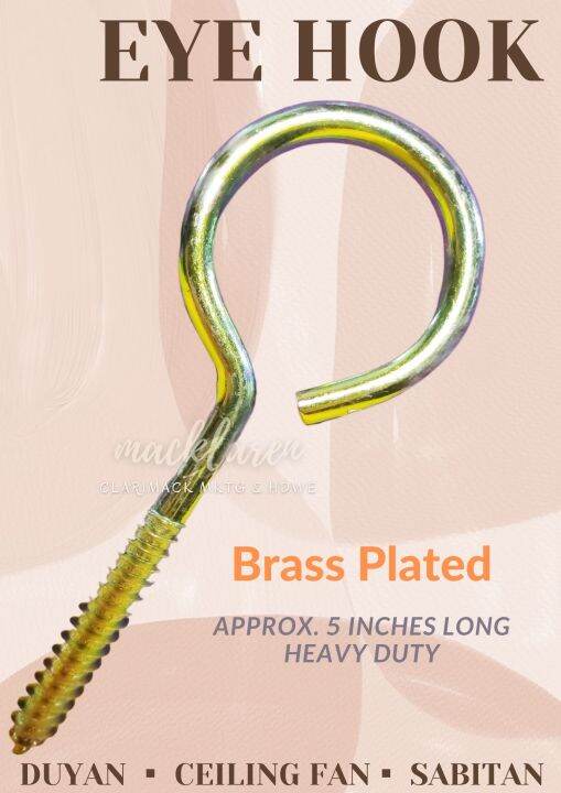 Eye Hook ️ Pang Sabitan Ceiling Fan ️ Duyan ️ Big Screw Eye Hook ️ ...