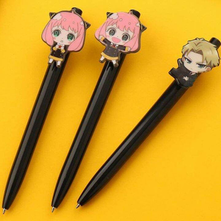 [NEW EXPRESS]♘ 2022 Anime SPY FAMILY Cute 0.5mm Black ink Ballpoint pen ...