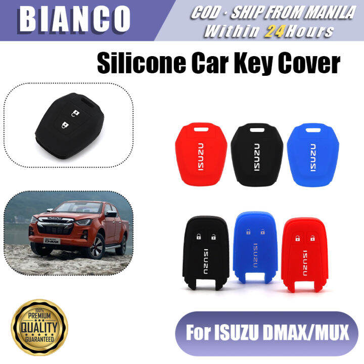 Isuzu MUX MU-X / DMAX D-MAX Silicone Car Key Cover Case Remote Key ...