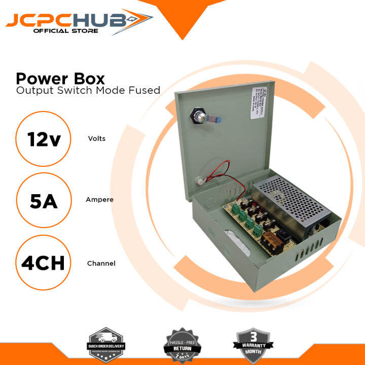 Power Box 12v 5A 4 CH / 12v 10A 9CH / 12v 20A 18CH / 12v 30A 18CH ...