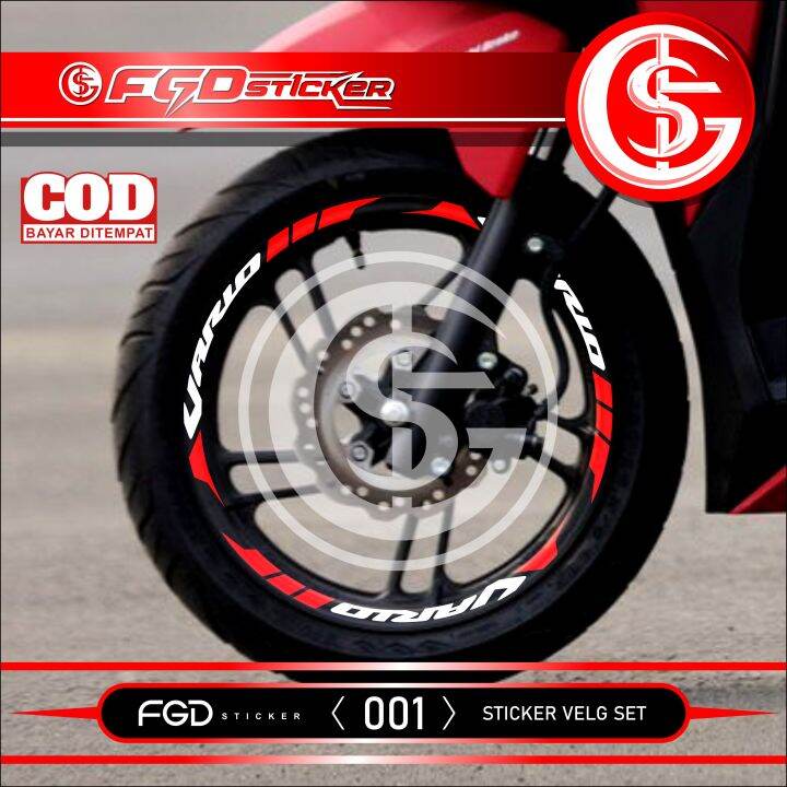 Cutting Sticker velg vario Custom 001 - Aksesoris Motor Stiker Lis Velg ...