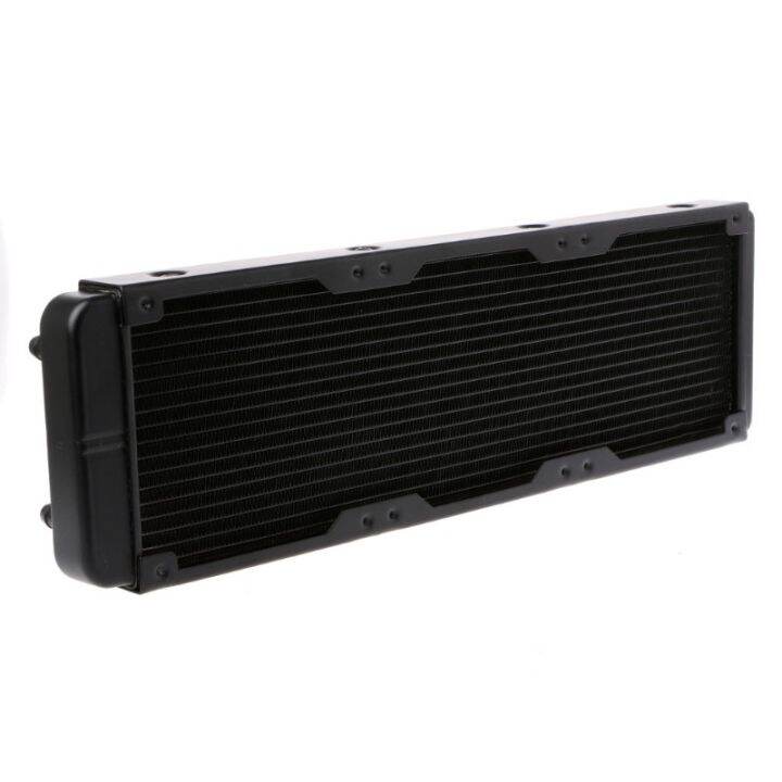 Aluminum Computer Radiator Water Cooler 18 Tube CPU Heat Sink Exchanger ...