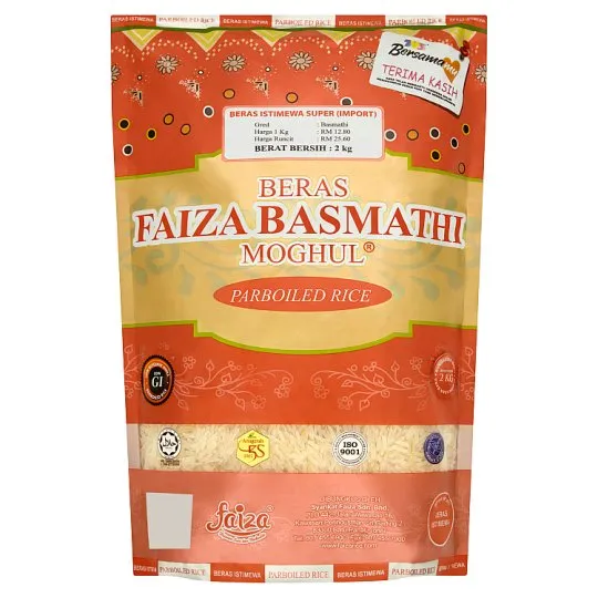 Faiza Beras Moghul Basmathi Parboiled Rice 2kg | Lazada