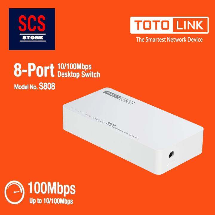 TOTOLINK S808 8-PORT Desktop Switch | Lazada