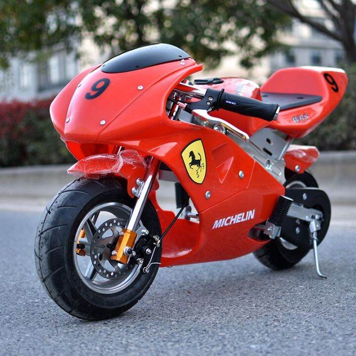 Mini Motorcycle Children's Four-Punch Small Gasoline Sports Car Small ...
