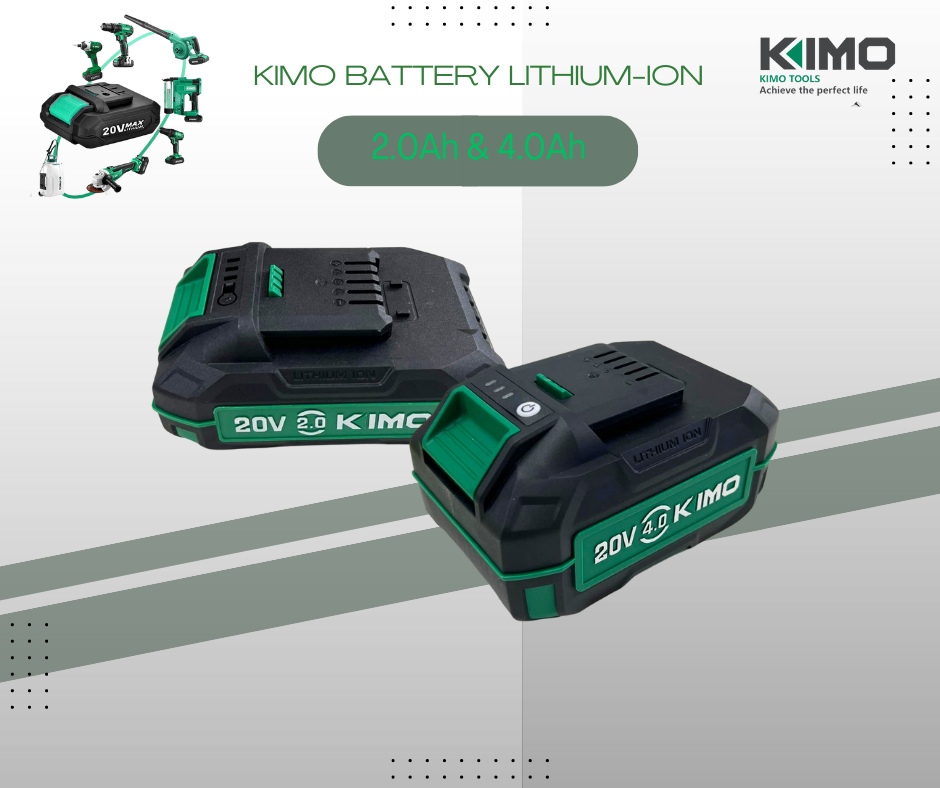 KIMO เครื่องตัด ขัด เซาะ อเนกประสงค์ ไร้สาย แบตเตอรี่ Li-ON 20V MAX 4.0Ah หรือ 2.0Ah ปรับระดับ ...