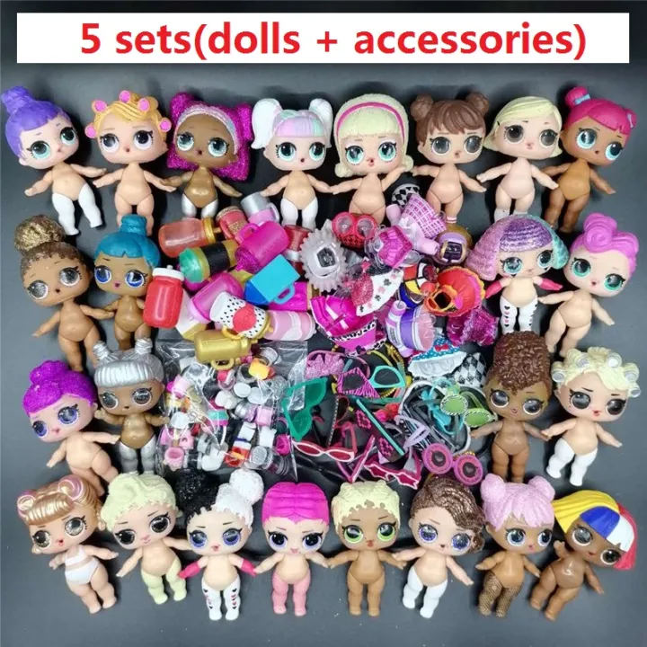 LOLs Surprise Original Dolls with Accessories Clothes Outfit Dress 8cm ...