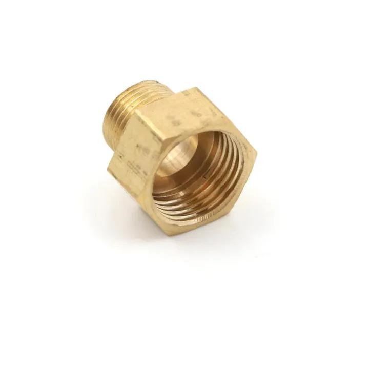 kingN 1/2" BSP Female x 3/8" BSP Male Thread Connection Brass Pipe ...