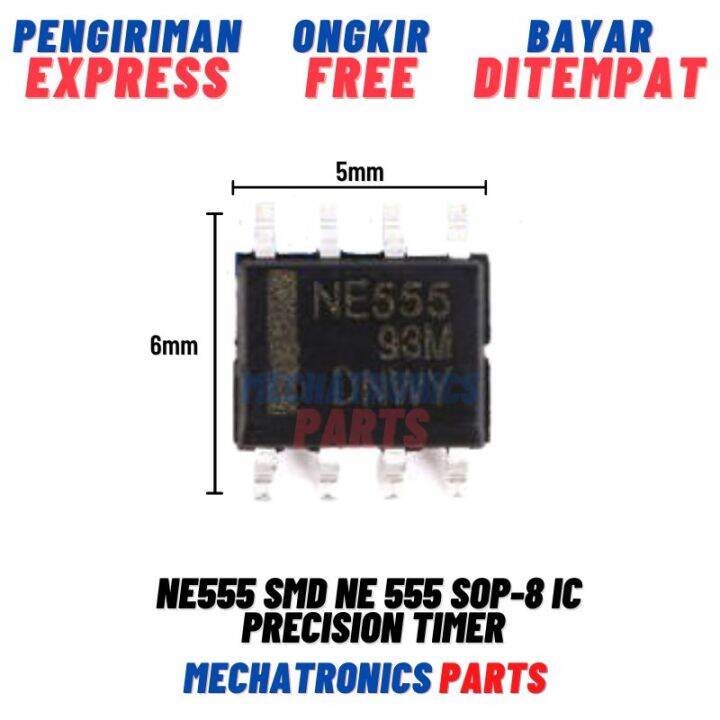 NE555 SMD NE 555 SOP8 SOP-8 IC PRECISION TIMER | Lazada Indonesia
