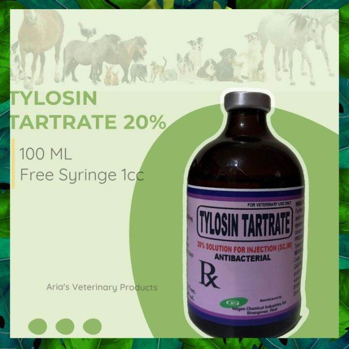 ♣ Tylosin tartrate 20 100ml Injectable | Lazada PH