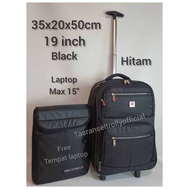 Tas Ransel Troli Laptop Polo Interclub 19inch | Lazada Indonesia