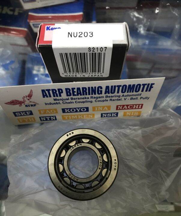 CYLINDRICAL ROLLER BEARING NU 203 NU203 KOYO JAPAN 17X40X12 | Lazada Indonesia