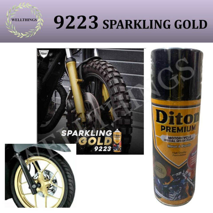 Cat Pilox Diton Premium 9223 Sparkling Gold 400cc Emas muda Metalik ...