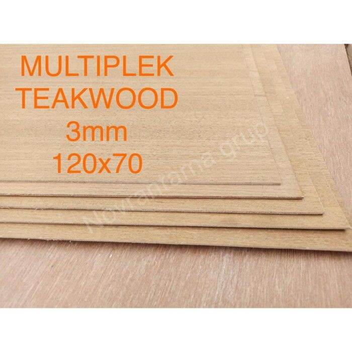 Multiplek / triplek teakwood 3mm (120x70)cm, triplek motif jati ...