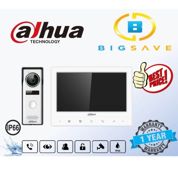DAHUA ANALOG VIDEO INTERCOM PACKAGE (KTA02) | Lazada