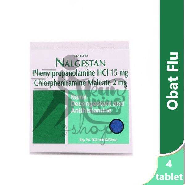 Nalgestan / 4 tablet - obat flu karena alergi hidung tersumbat bersin ...