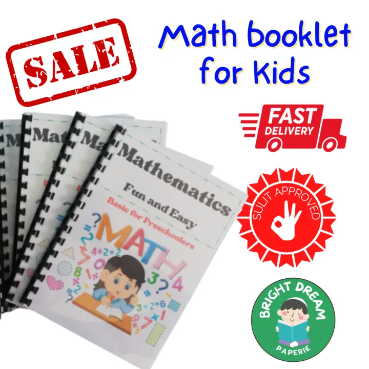 Basic Math Booklet for Kids | For Preschoolers Basic Counting ...