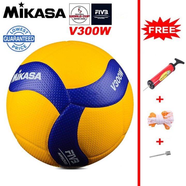 Mikasa V300 size5 volleyball ball FIVB Volleyball Free pump Net Bag Gas ...