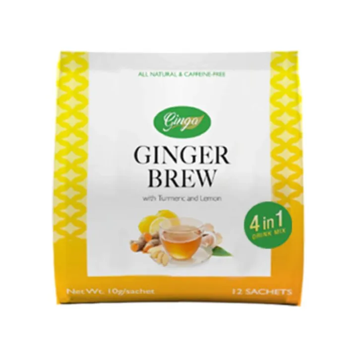 Ginga Ginger Brew with Turmeric and Lemon 120g | Lazada PH