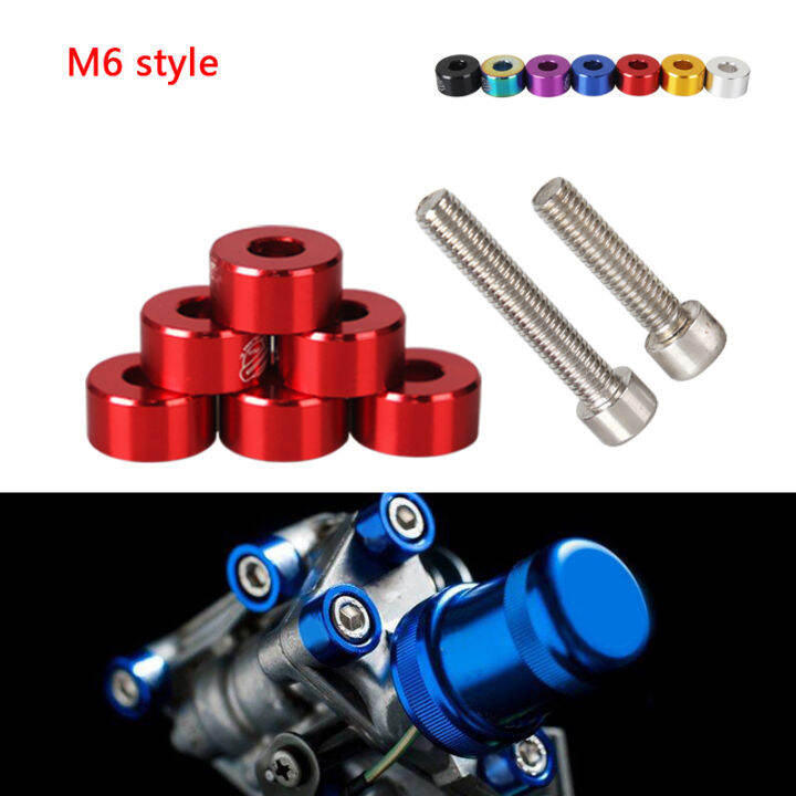 M6 6 Pcs/Pack JKdreamer Aluminum Fender Washers and Bolt for honda Air ...
