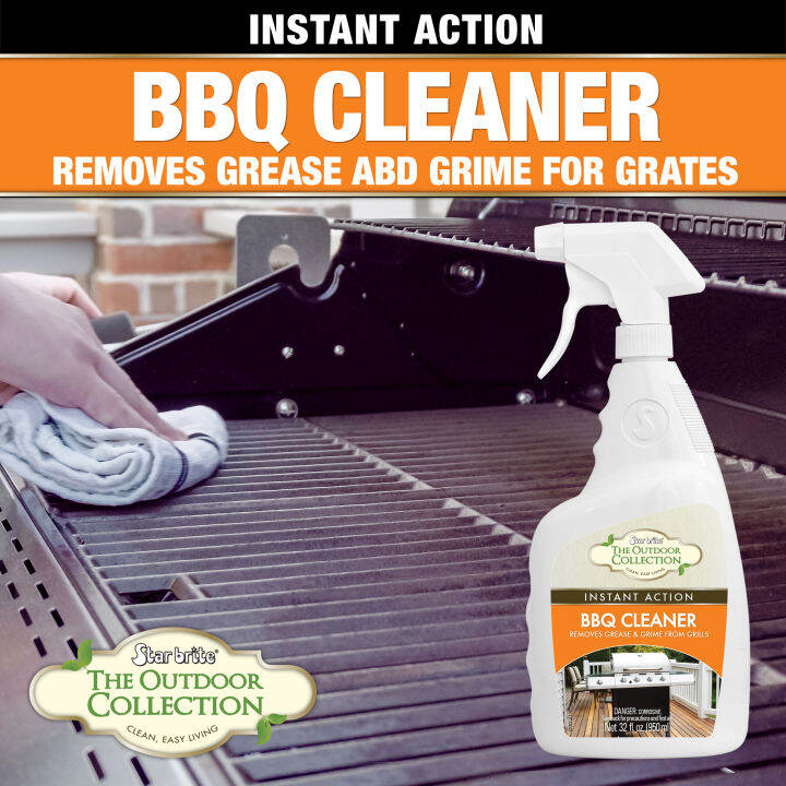 ทำความสะอาด เตาปิ้ง BBQ and Grill Grate Cleaner Spray, 32 oz. Star ...