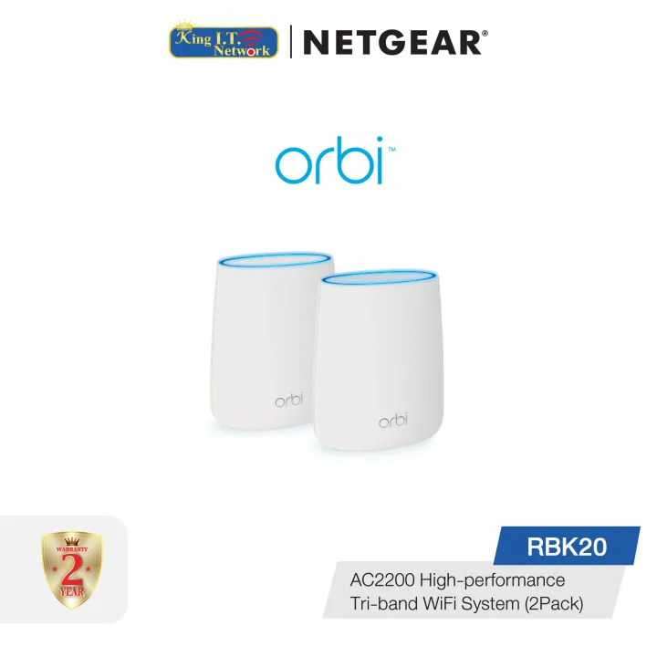 NETGEAR Orbi AC2200 Mesh WiFi System (RBK20) by KING I.T. | Lazada.co.th