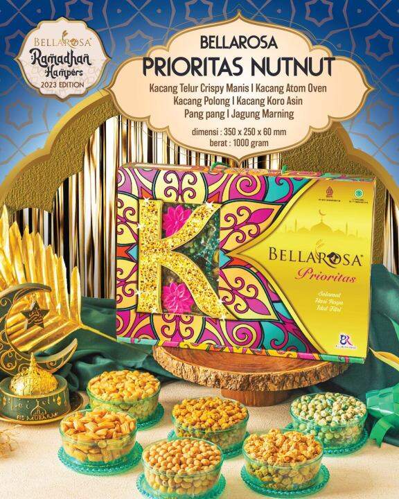 Kue Kering Hari Raya Lebaran | Kue Camilan Kacang 6 Varian Bellarosa ...
