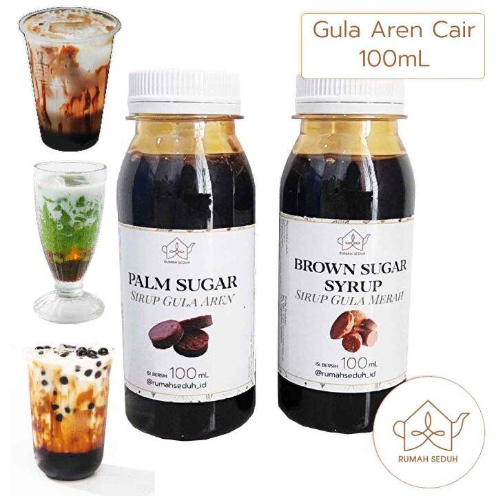 100mL Brown Sugar Syrup - Gula Merah Cair - Sirup Gula Aren Premium ...