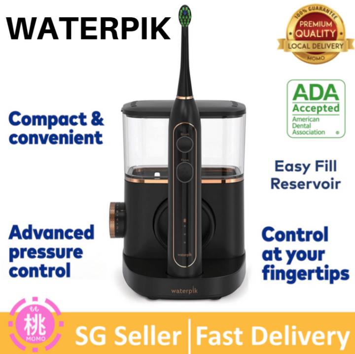 Waterpik Sonic-Fusion Professional Flossing Toothbrush, Electric ...