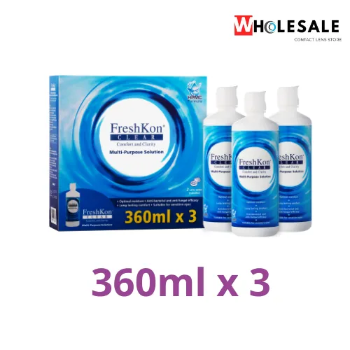 Freshkon Clear Multi Purpose Solution (360ml x 3) | Lazada