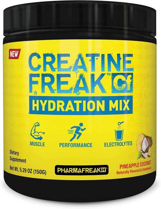 PHARMAFREAK CREATINE Freak Hydration Mix (30 Servings) micronized ...
