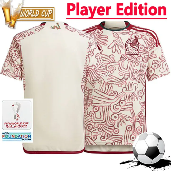 Player Edition Mexico national team away soccer Jersey 2022 2023 World ...