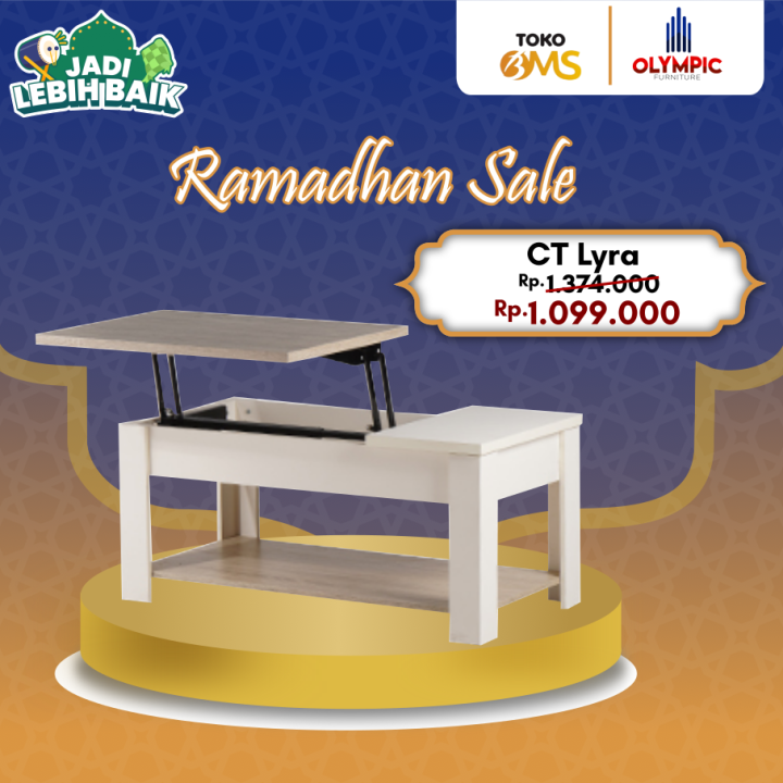 Spesial Promo Ramadhan [ Meja CT Lyra dari olympic, meja tamu 2 in 1 ...