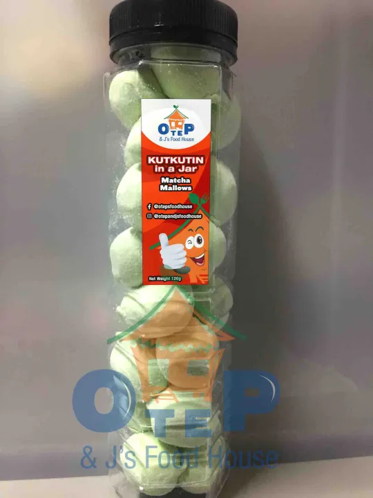 MATCHA FILLED MALLOWS KUTKUTIN IN A JAR | Lazada PH