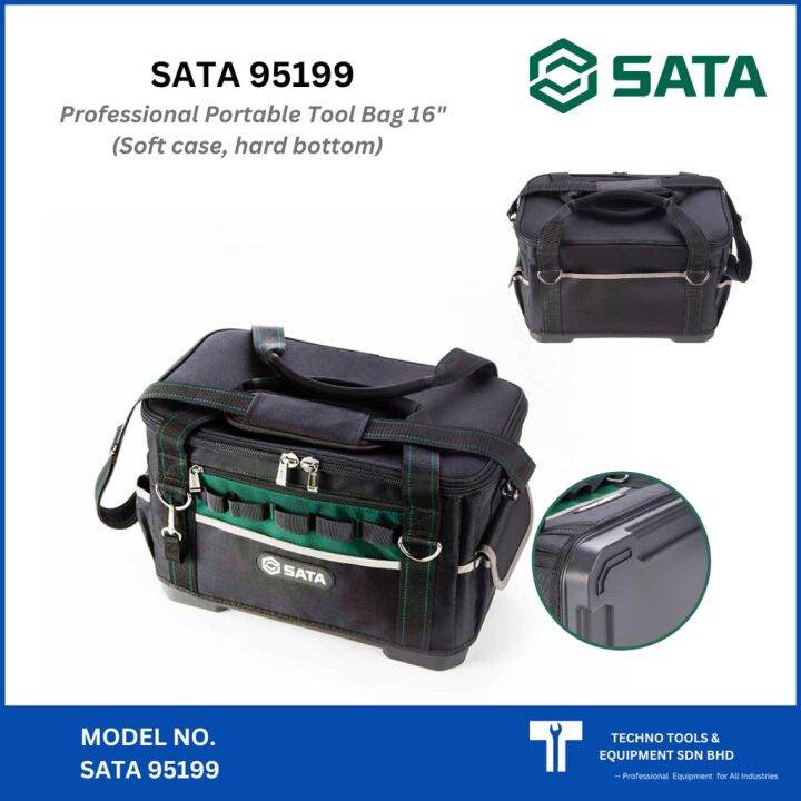SATA 95199 Professional Portable Tool Bag 16" | Lazada