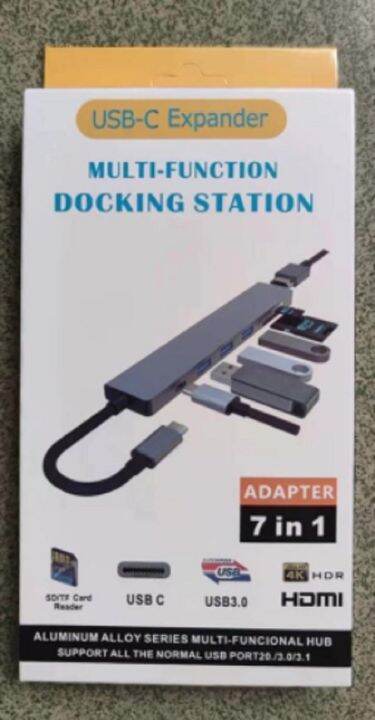 7 in 1 USB C Expander Multi-function Docking Station | Lazada PH