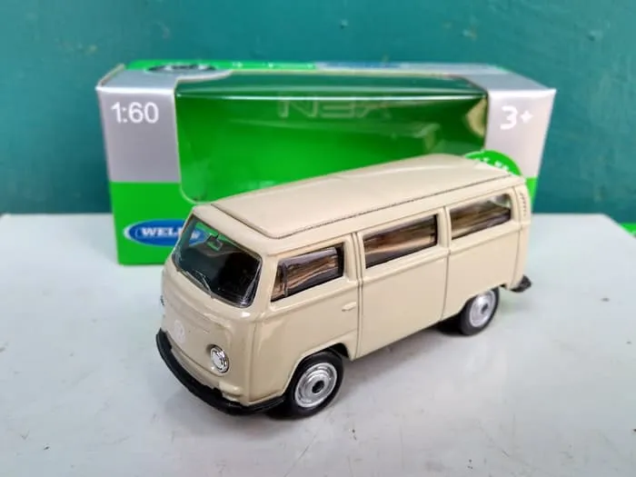 Diecast Volkswagen VW bus T2 1972 miniatur mobil Welly Nex harga murah ...