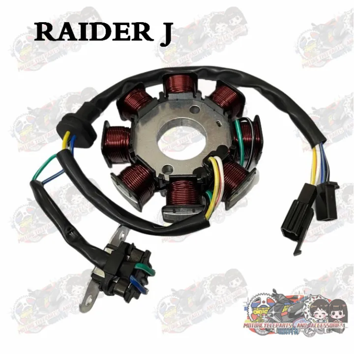 LJ Motorcycle stator coil magneto coil for raider j 115(Not Fi) | Lazada PH