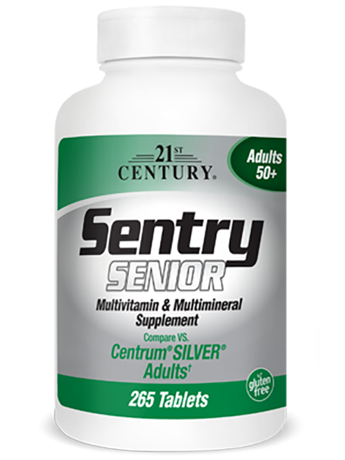 21st century multivitamin Sentry Senior 50+ multivitamin 265 tablets ...