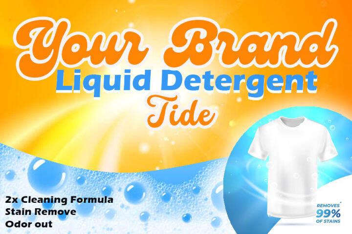Sticker label for liquid detergent | Lazada PH