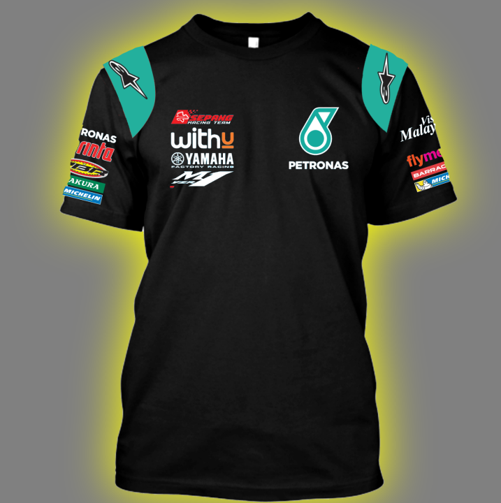 2022 Petronas Sprinta Yamaha Factory Racing Team MotoGP Mens Casual ...