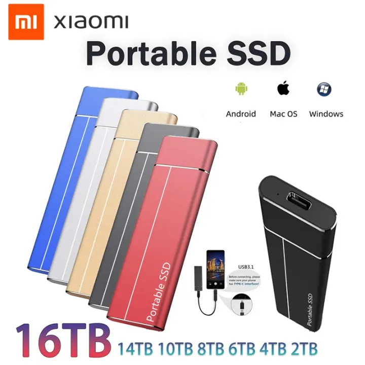 【AT】 Xiaomi 1T SSD External 500GBSolid State X8อุปกรณ์หน่วยความจำ ...