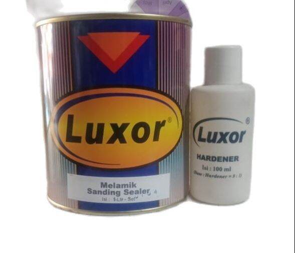 cat dasar dan cat finishing melamine luxor 1kg cat mebel cat kayu ...