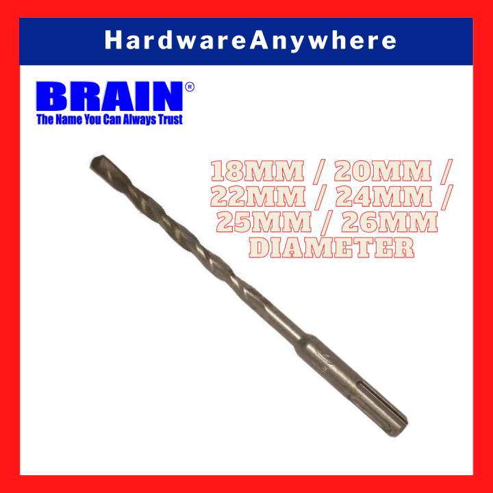 SDS+ Hammer Drill Bit [18mm to 26mm Diameter] for drilling anchor holes ...