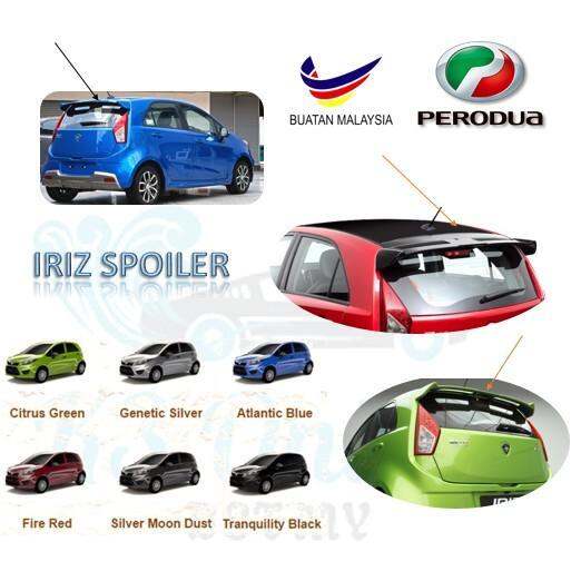 Perodua Iriz Spoiler (Tranquility Black) | Lazada