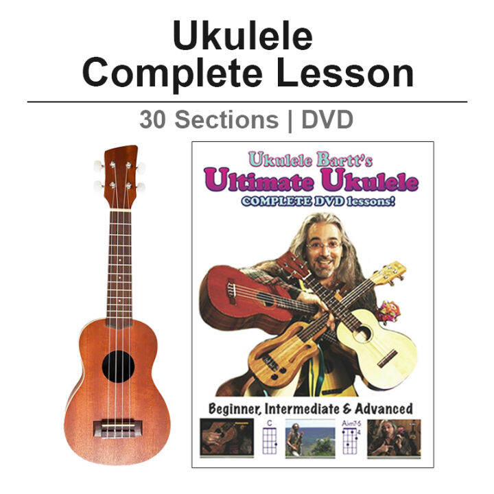 IMPORTED - UKULELE BARTT - Ultimate Ukulele Complete DVD Lessons for Beginner / Intermediate ...