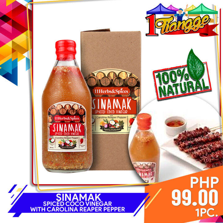 1Tiangge Sinamak Spiced Coco Vinegar 350ml ( 11Herbs&Spices ) All ...