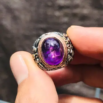 Batu Kecubung Ungu Kalimantan